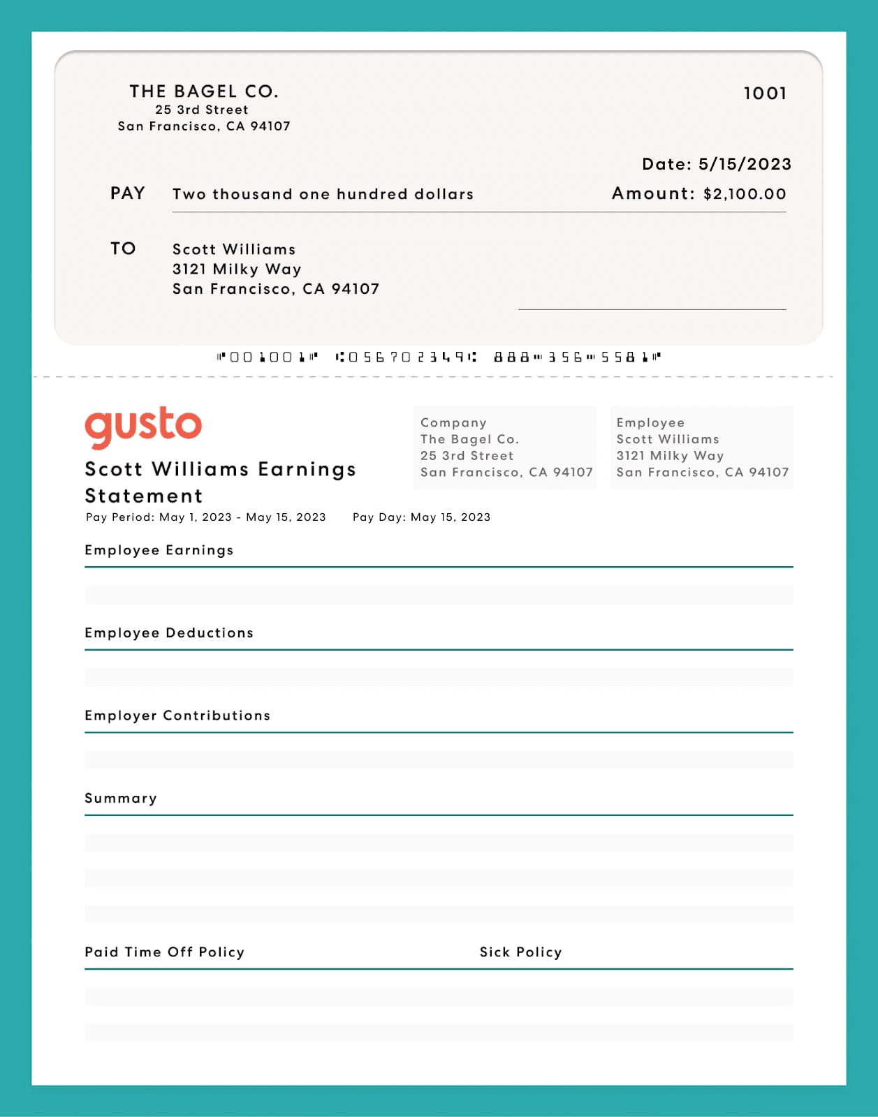 How Do I Print My Employees’ Paychecks? | Gusto