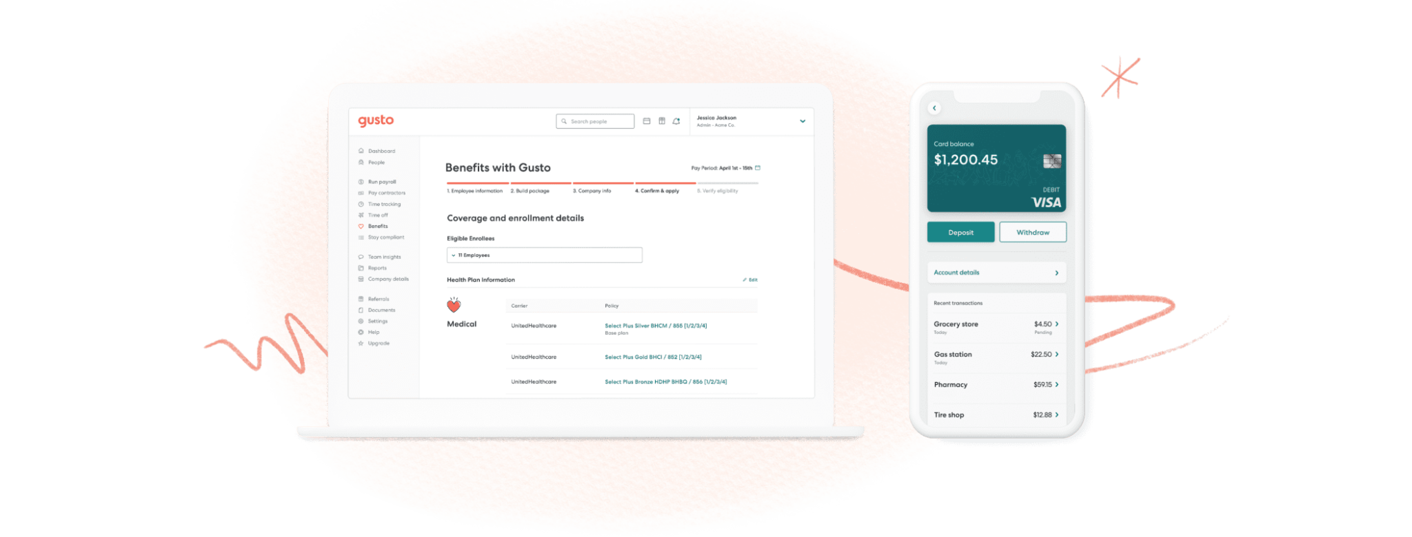 Gusto Products | Payroll, Benefits, HR Software for Small Businesses ...