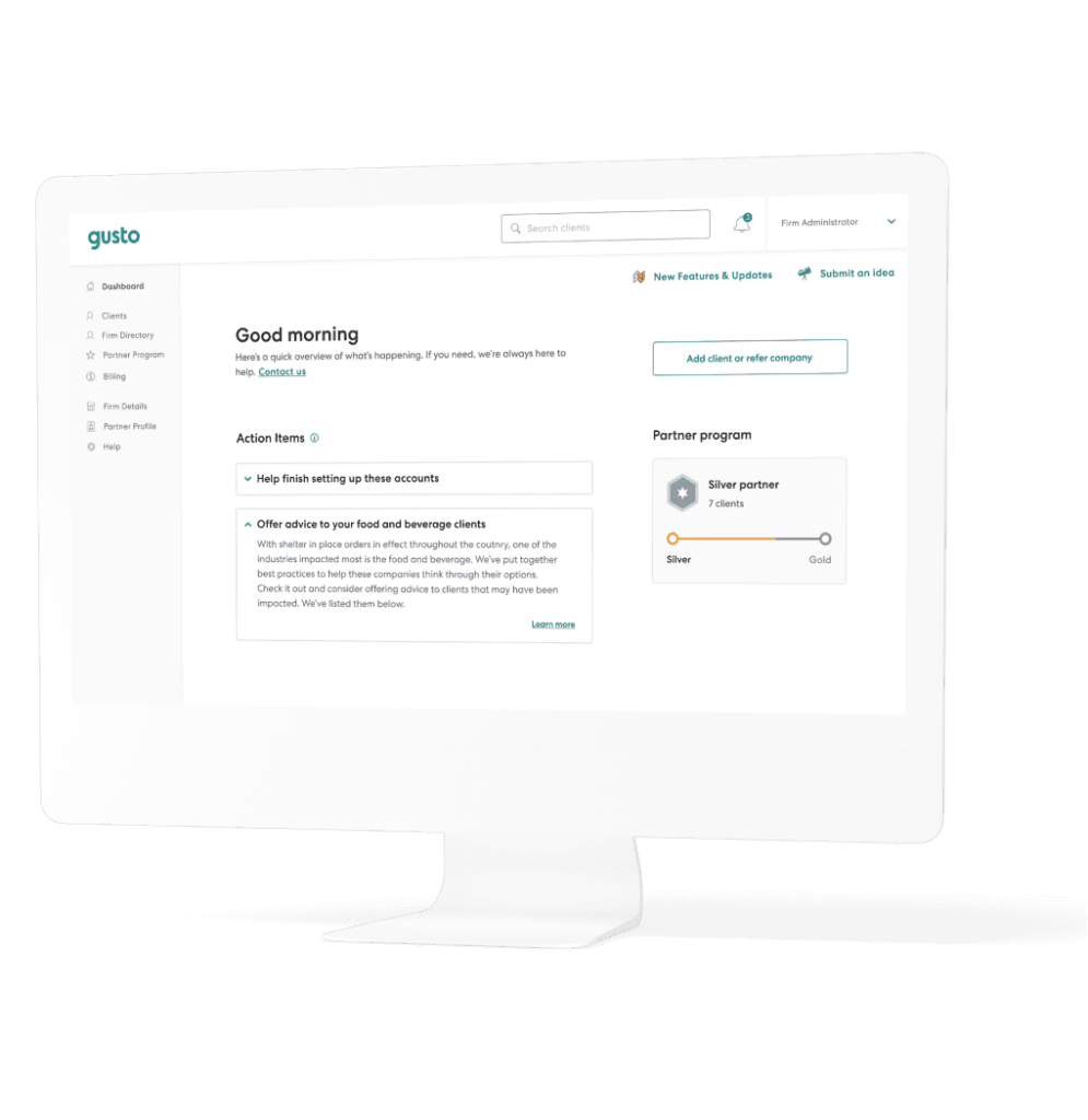 Gusto Pro - Gusto’s Accountant Dashboard | Gusto
