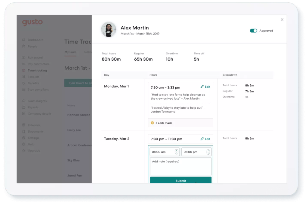 Justworks vs Gusto: Compare Pricing, Product Features and More | Gusto